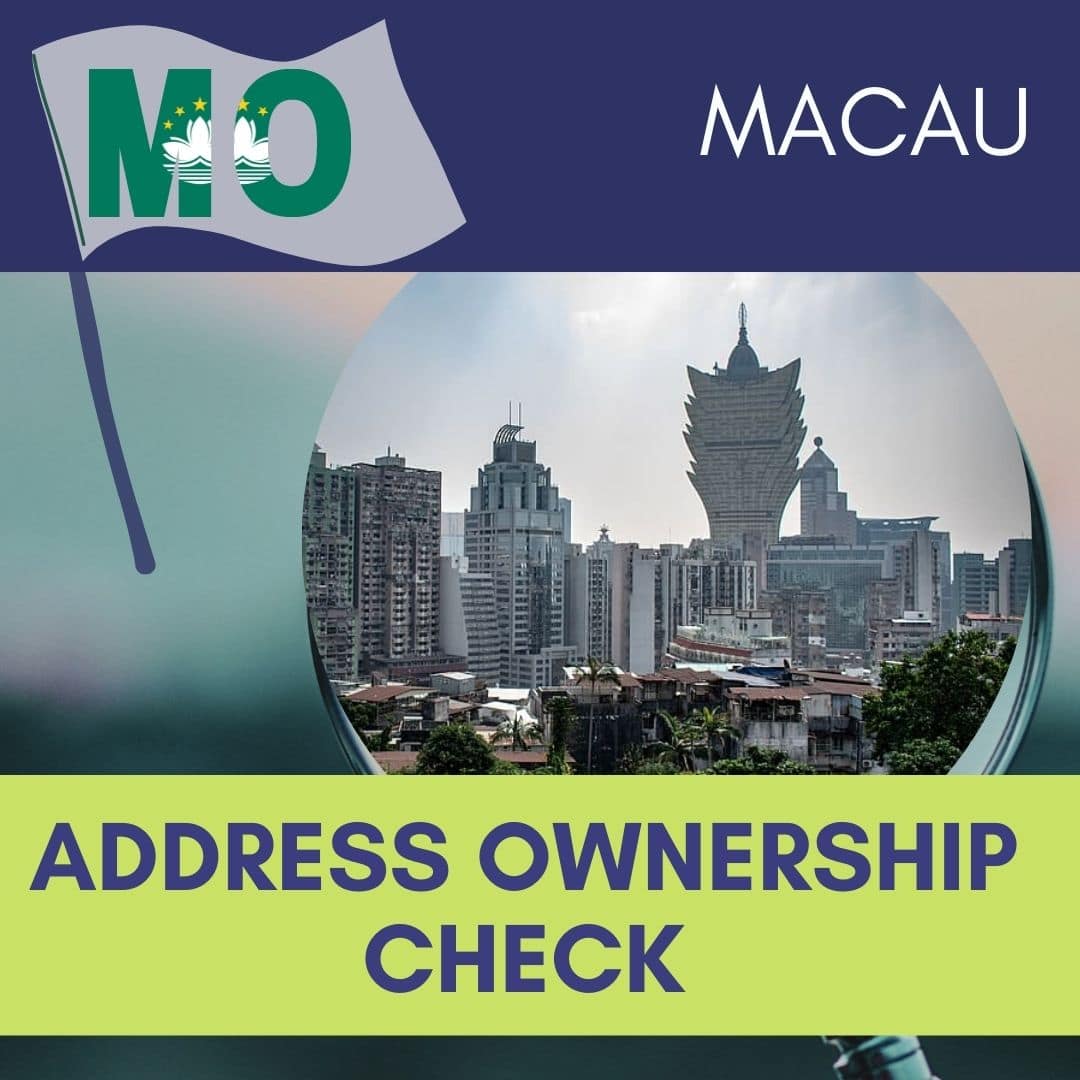 Macau Address Ownership Search - Veriton Investigations