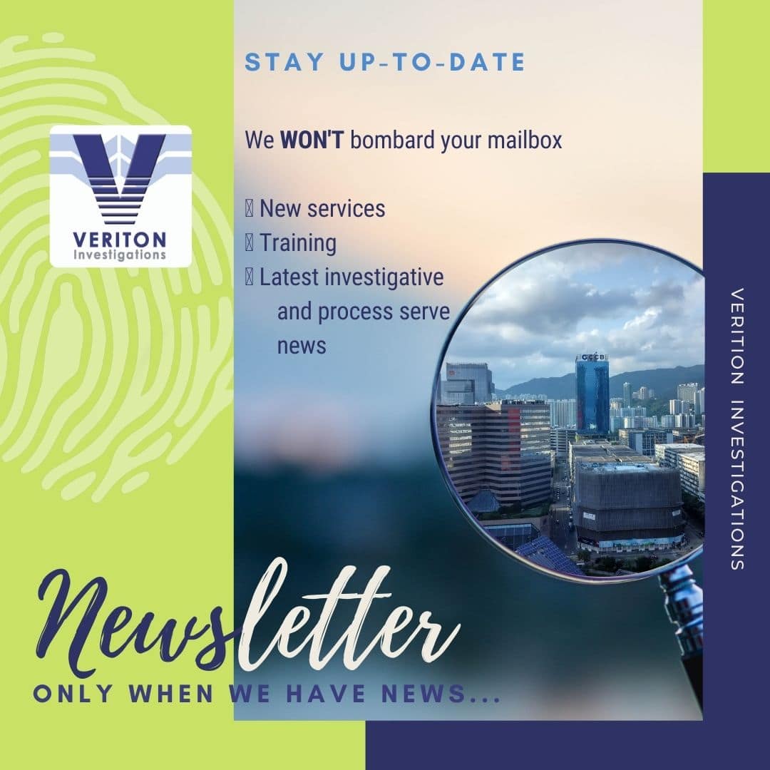 VERITON INVESTIGATIONS | Newsletter | Company and industry updates